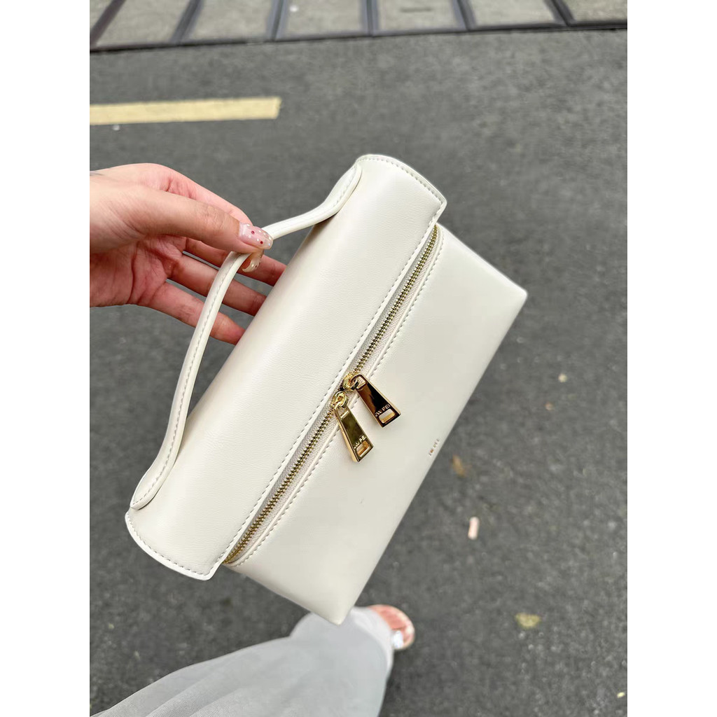 JW senior Women's Genuine Leather Lunchbox Handle Shoulder Bag Daily ...