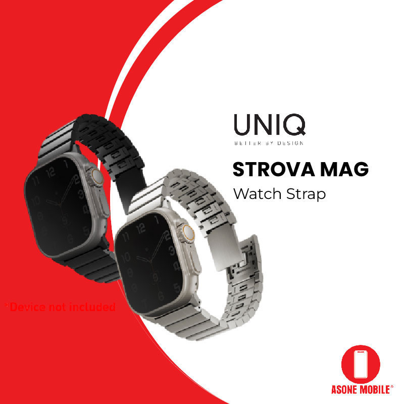 UNIQ Strova Mag Watch Strap self- adjustable steel link band 49/45/44 ...