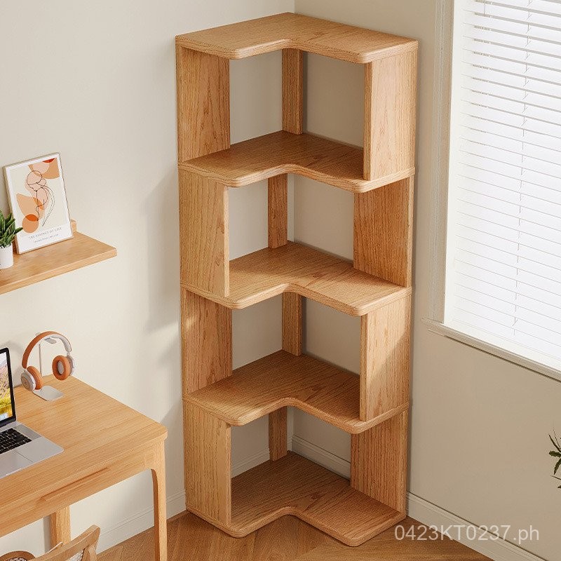 Multi-layer Living Room J Storage Corner&Simple Corner Bookshelf Solid ...
