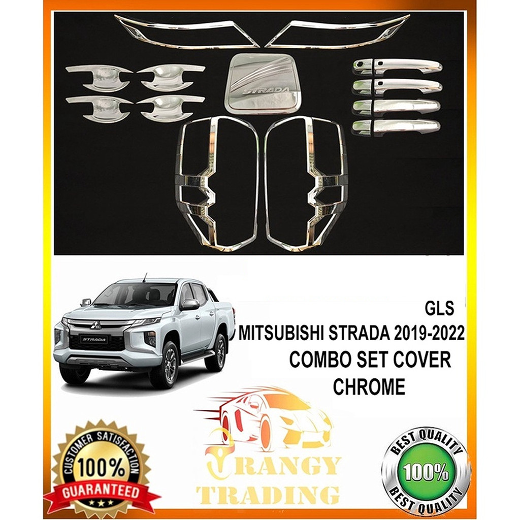 Mitsubishi Strada 2019 to 2023 GLS/ATHLETE Garnish Combo set cover ...