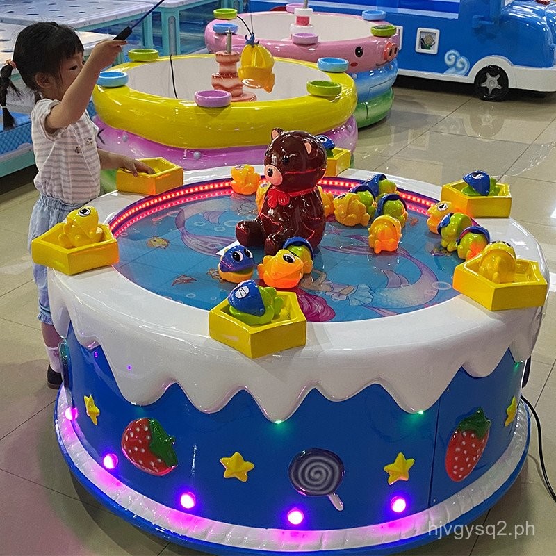 New Magnetic Levitation Frog Fishing Children's Playground Equipment ...