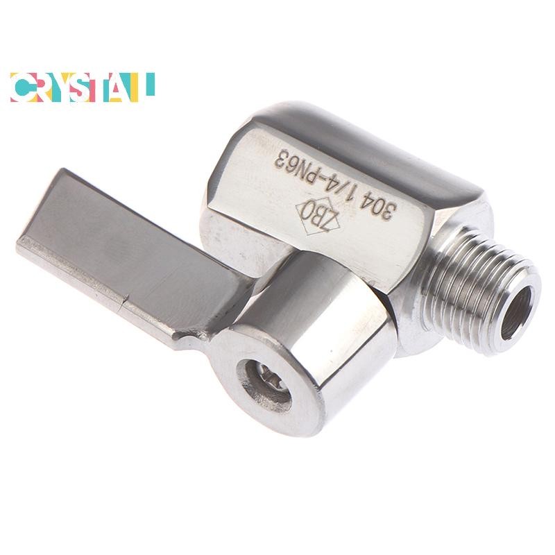 Crystal- Stainless Steel 304 Valve 1/4" Inch NPT Male X Female Small ...
