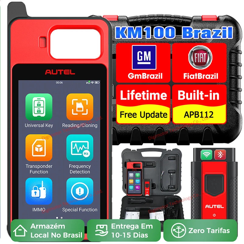 Autel MaxiIM KM100 Key Generation Tool Carga Brasil km100X Key ...