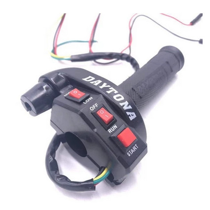 DAYTONA with engine ON/OFF/START quick throttle with button | Shopee ...
