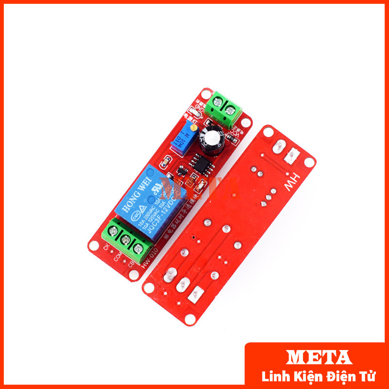 NE555 relay 5V delay time generator circuit for device switching ...
