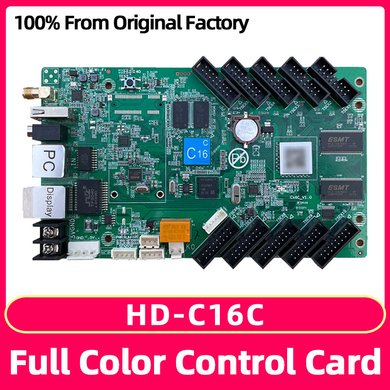 Huidu HD-C16C Network USB Port HUB75 Controller LED Display RGB Full ...