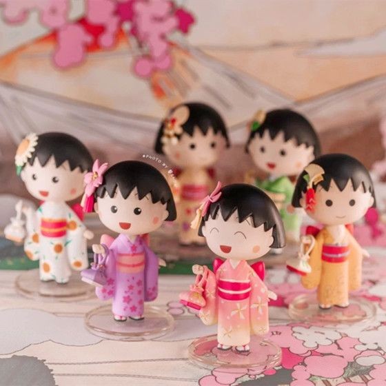 Cherry Maruko Hand-Made Merchandise Model Kimono Maruko Full Set Doll ...