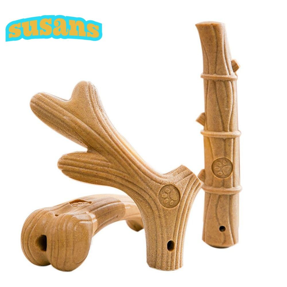 SUSANS Dog Chew Toys, Bite Resistant Interactive Training Molar Teeth ...