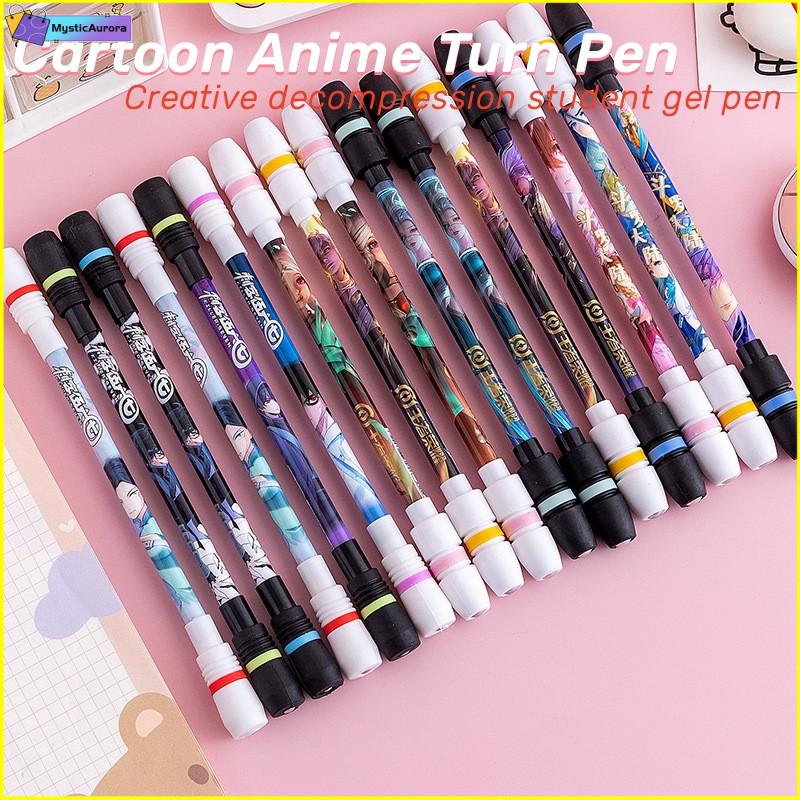 【⭐MA】Cartoon Animation Spinning Pen Creative Decompression Student ...