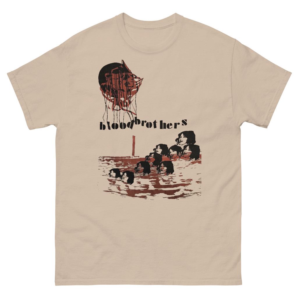 The Blood Brothers Red River Of Faces Emo Hardcore Band T-Shirt ...