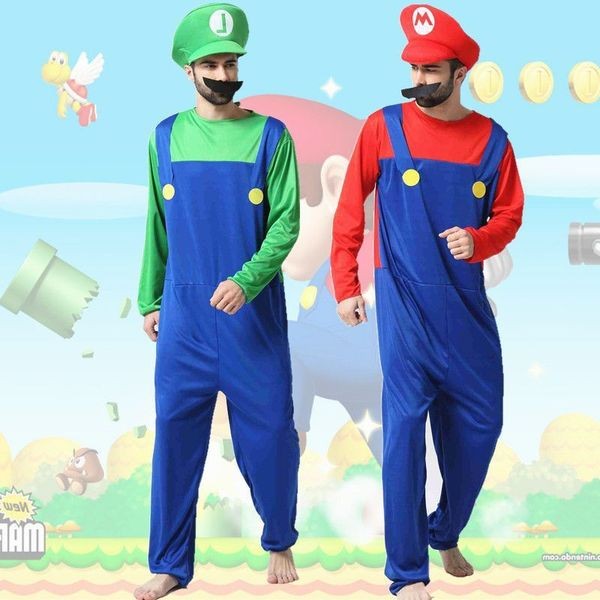 super mario costume for kids mario and luigi costume Halloween cosplay ...