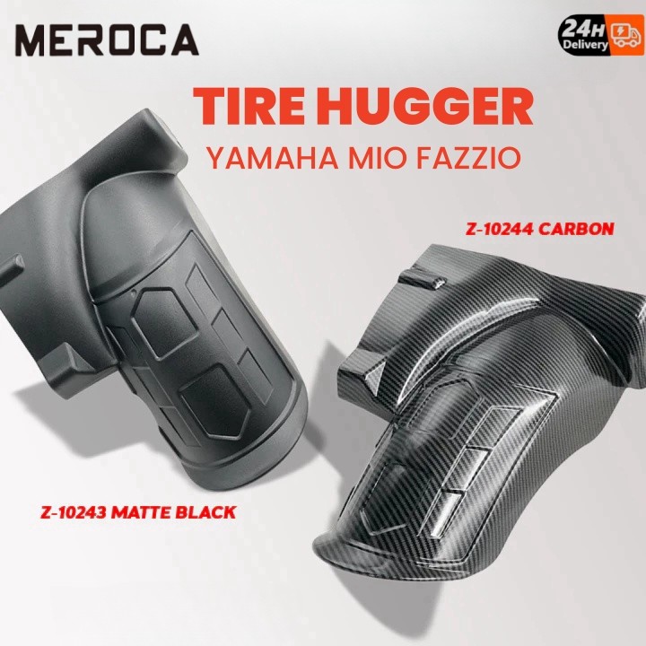 MIO FAZZIO TIRE HUGGER Z-10243 MATTE BLACK / Z-10244 CARBON MUDGUARD ...