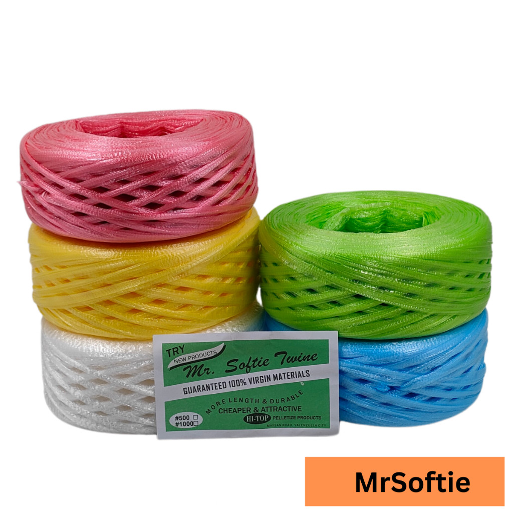 Mr Softie Plastic Twine Straw Rope Panali Flat Film Packing Rope Tali ...