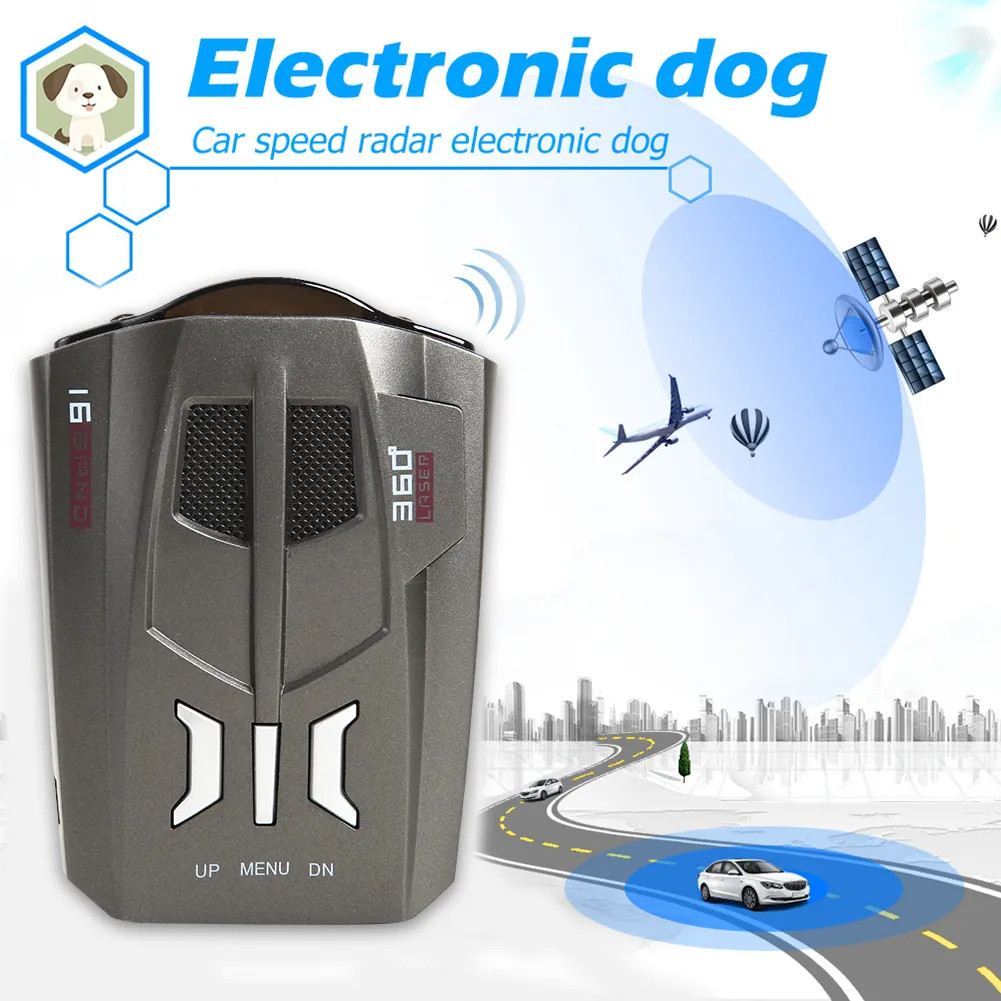 【Soldmax】 360-degree radar detector With English Language Display And ...