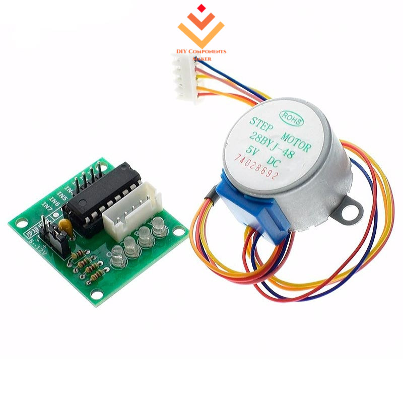 28BYJ-48-5V 4 Phase Stepper Motor + ULN2003 Driver Board for Arduino ...