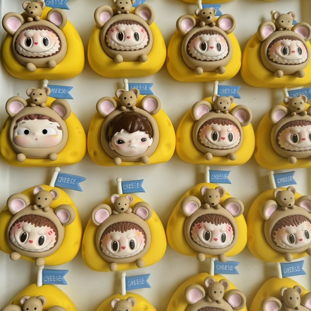 My Mystery Box Pure Resin Clay Labubu Ou Cub Xiaoye qoqo Cheese Mouse ...