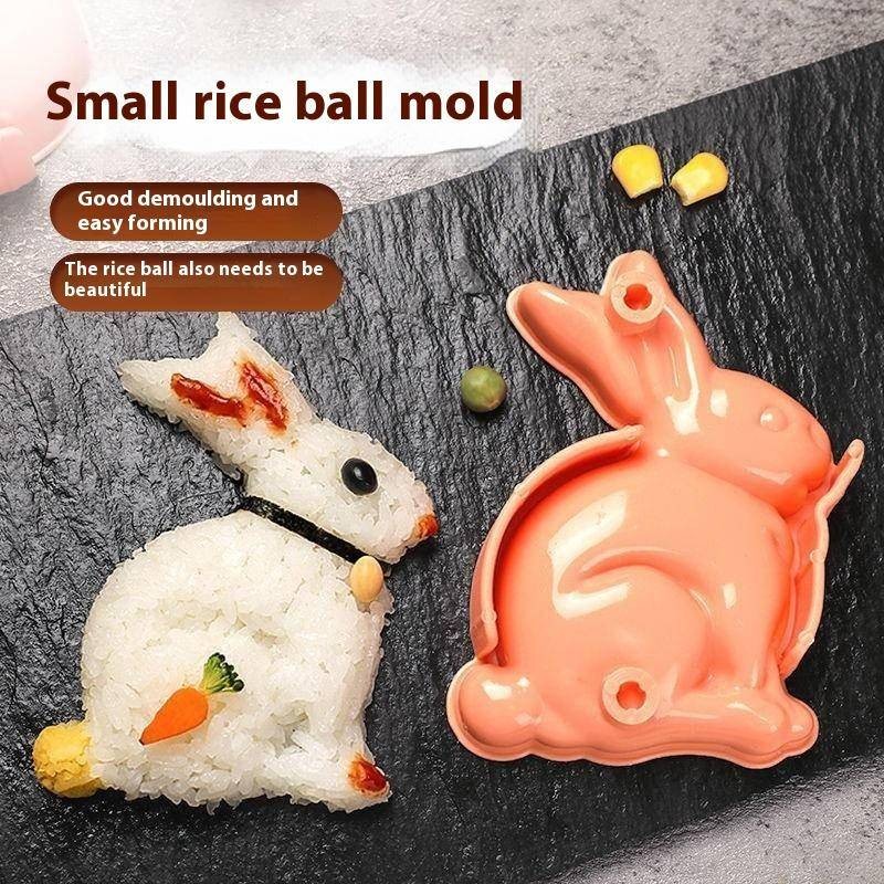 Small animal Rice and vegetable roll mold Rice ball shape Food grade ...