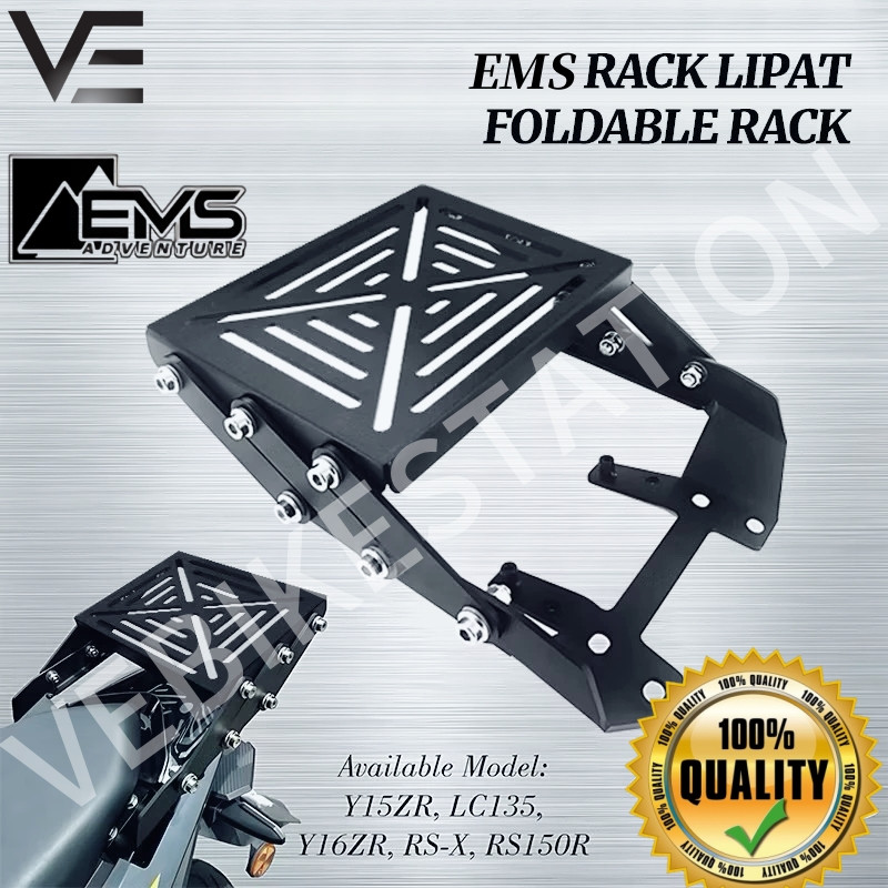 EMS Foldable Adjustable Heavy Duty Rack Lipat JB STYLE Box Kotak ...