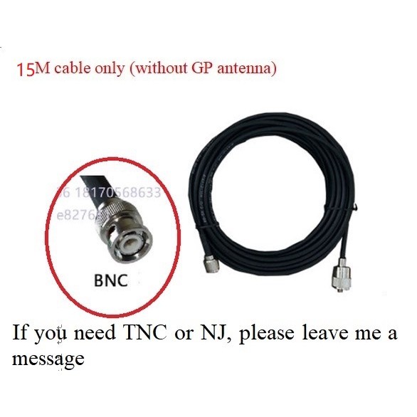 NEW SYWV-50-3 RF Cable Feeder 5meter, 8Meters or 15 meter for 15W,25W,50W ,100W FM Radio ...