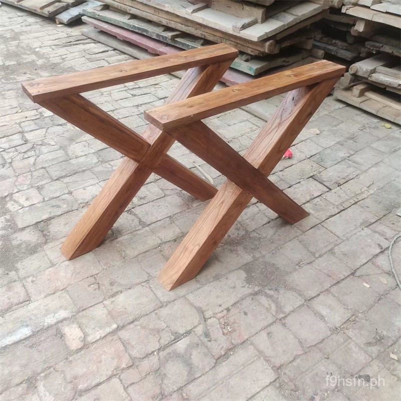 Wooden Table Shelf Table Leg Solid Wood Table Leg Square Household ...