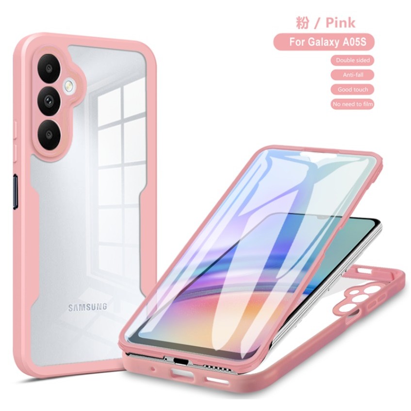 Double sided Case for Samsung A04 A04S A04E A14 A24 A34 A54 A05 A05S ...