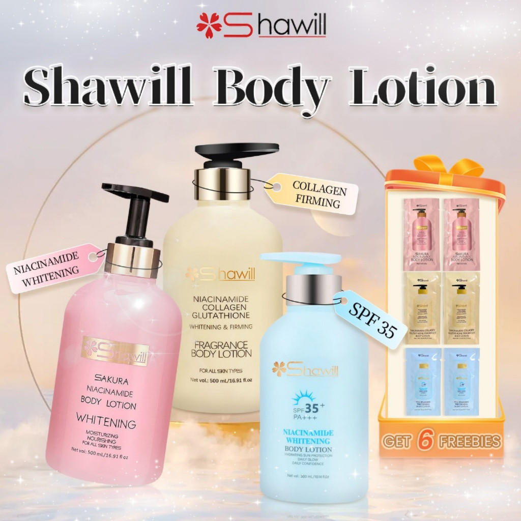 Shawill Body Lotion w/ Collagen, Whitening & Niacinamide Fragrance ...