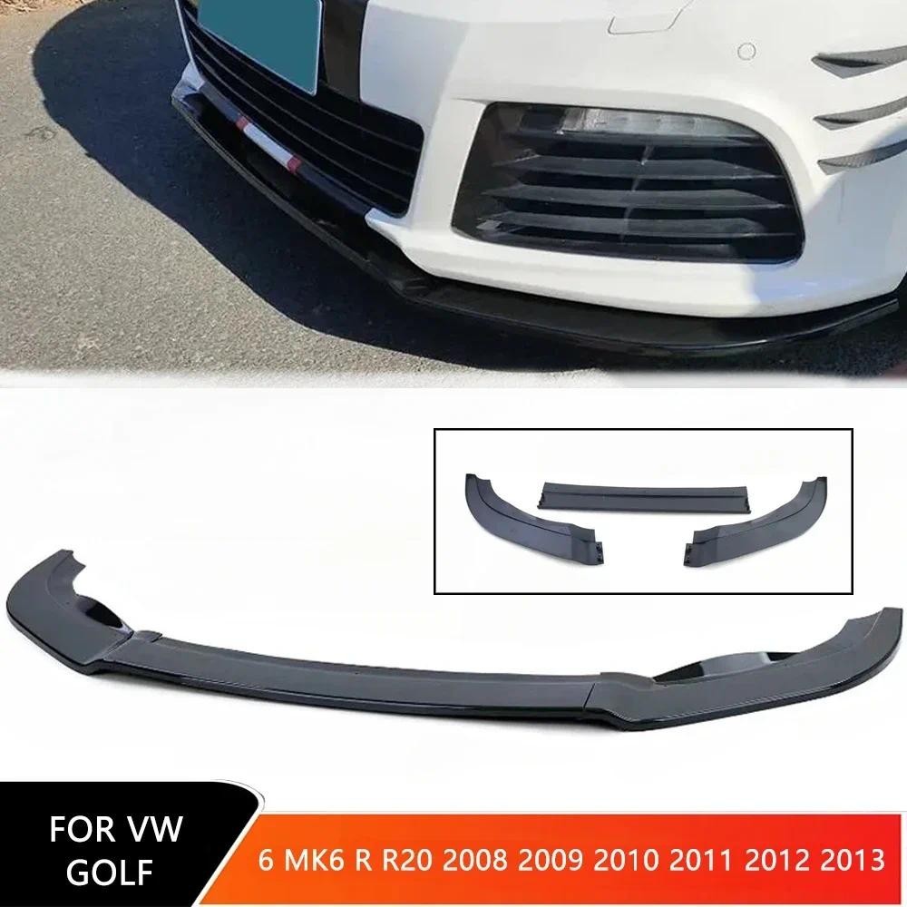 Maxton Style Front Bumper Splitter Lip Diffuser For Volkswagen Golf 6 ...