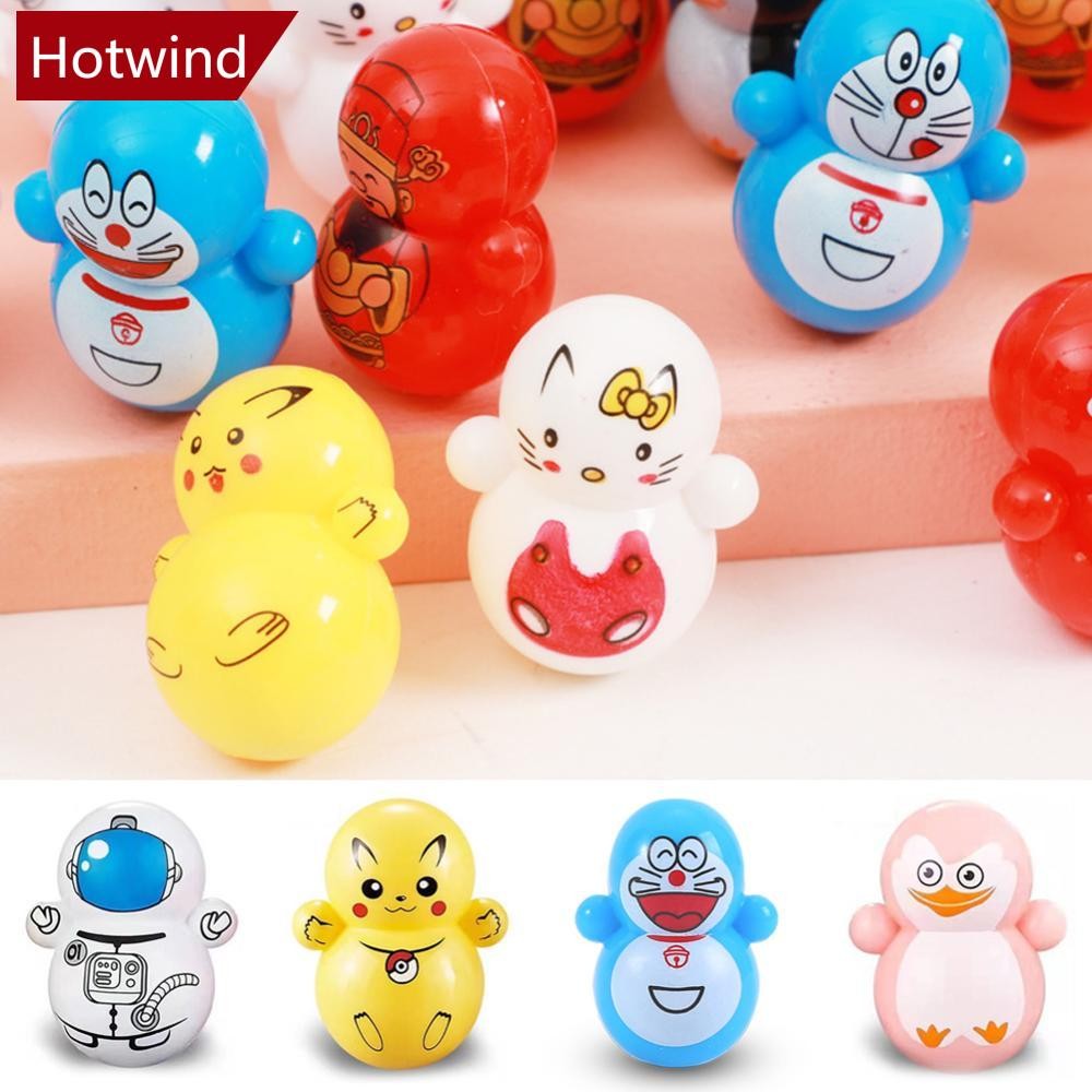 HOTWIND Children Small Tumbler Toys Snowman Penguin Spaceman Cute Mini ...