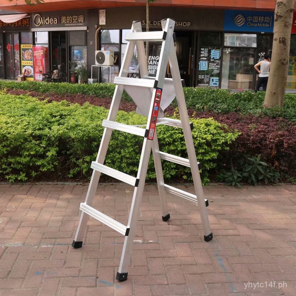 Indoor Decoration Engineering Work Aluminum Ladder Thickened Non-Slip ...