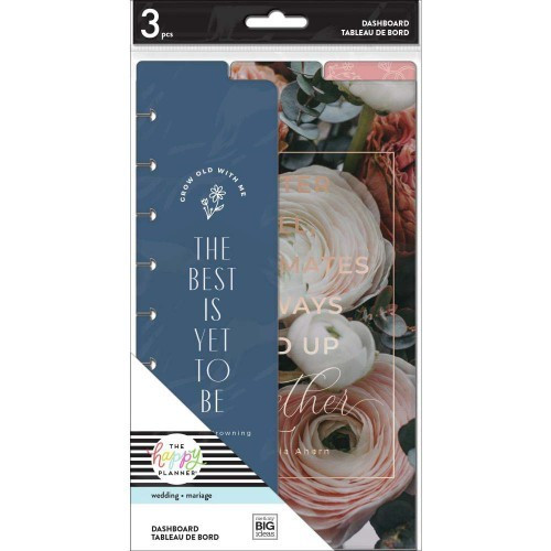 MAMBI Happy Planner Dashboards 10.87"X5.87" 3/Pkg - WEDDING | Shopee ...