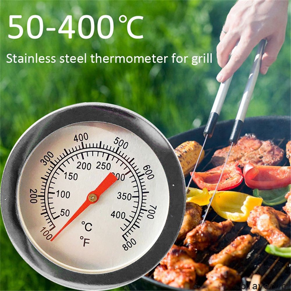 Cooking Grill Temperature Gauge Wide Temperature Range Solid Easy-to ...