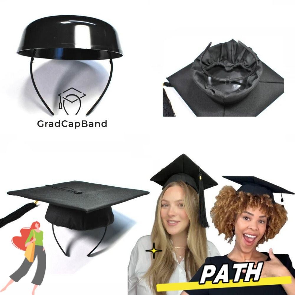 PATH Graduation Cap Holder, Secure Your Grad Cap Hairstyle Doctoral Hat ...