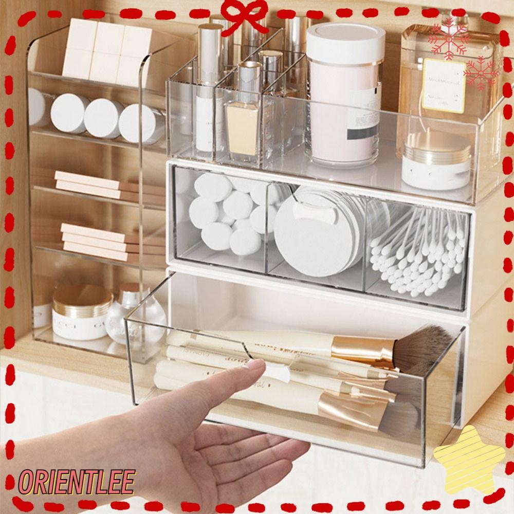 ORIENTLEE Cabinet Storage Box, Stackable Plastic Drawer Type Storage ...