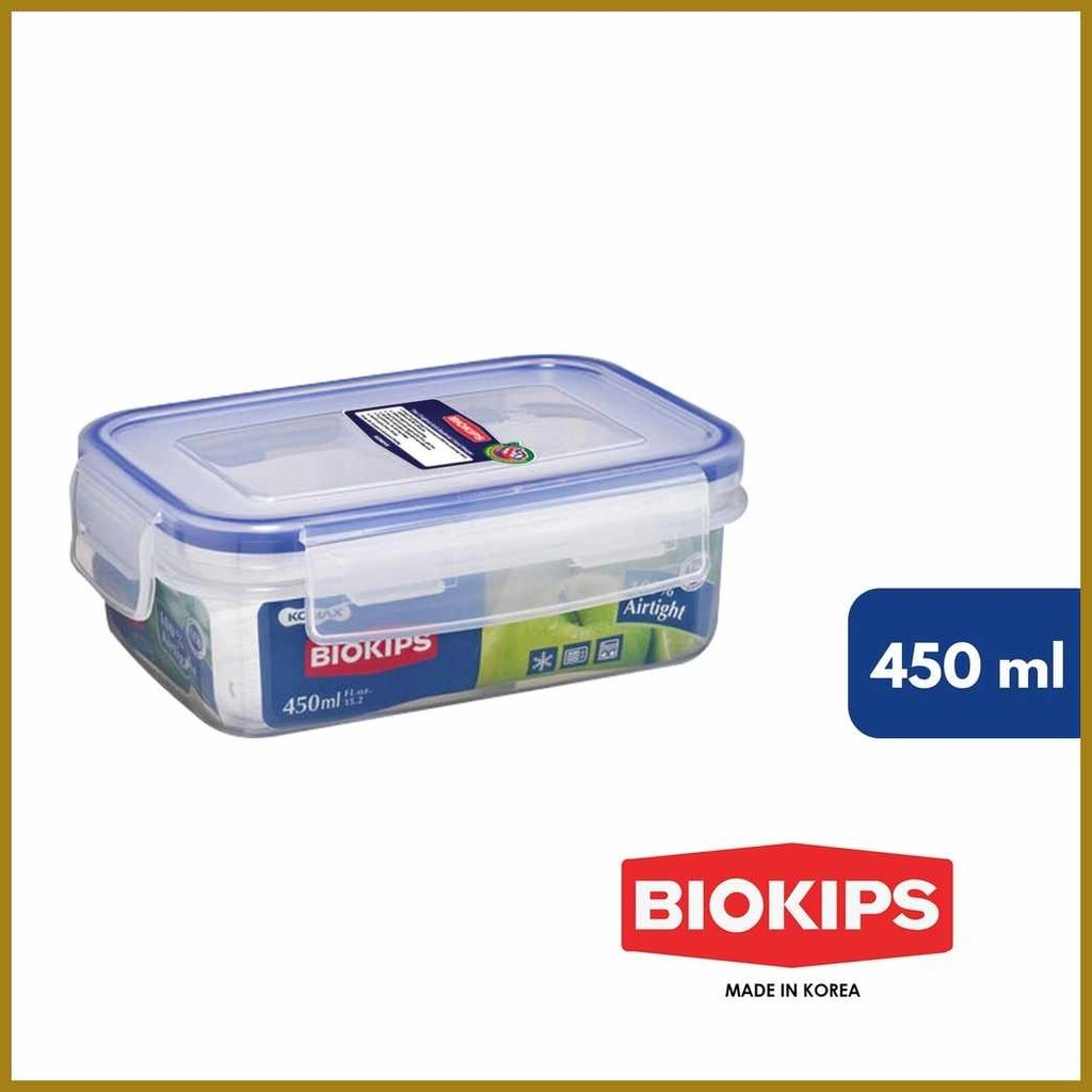 Biokips?N[RectangularU(Food=Pj|Storage=Ff|Container=kk|450ML=rf|BPA>gg}Free>kD}Airtight And ...