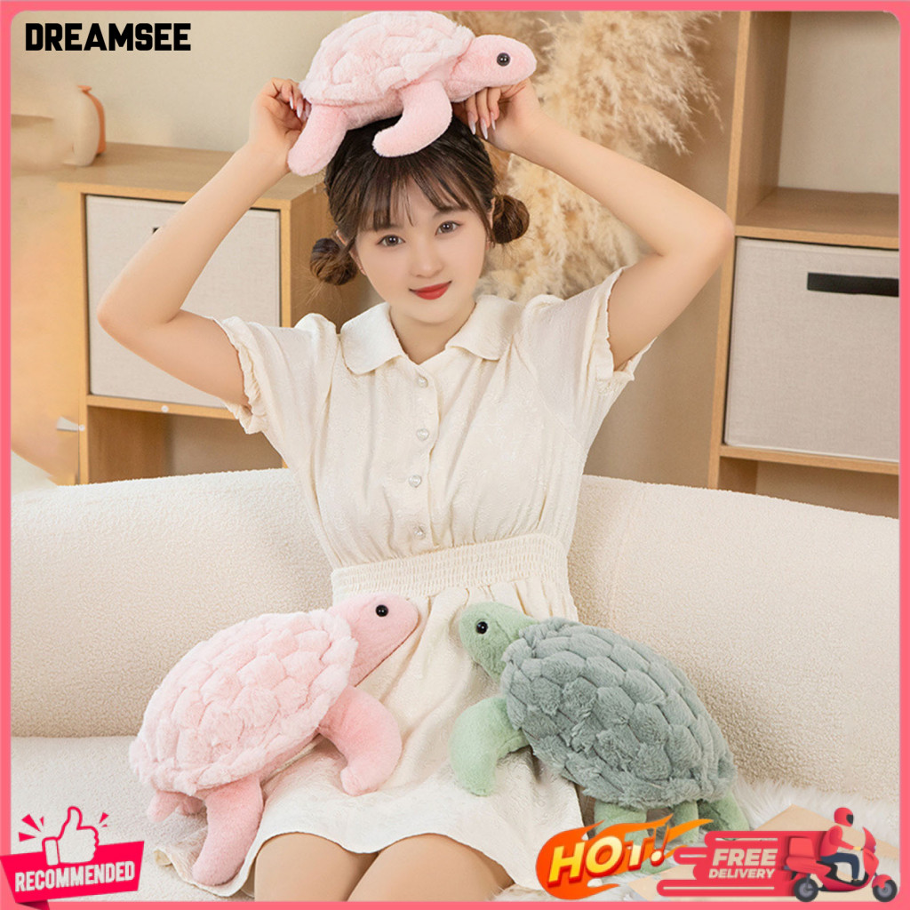 New* Adorable Turtle Stuffed Toy Soft Turtle Plushie Realistic Tortoise ...