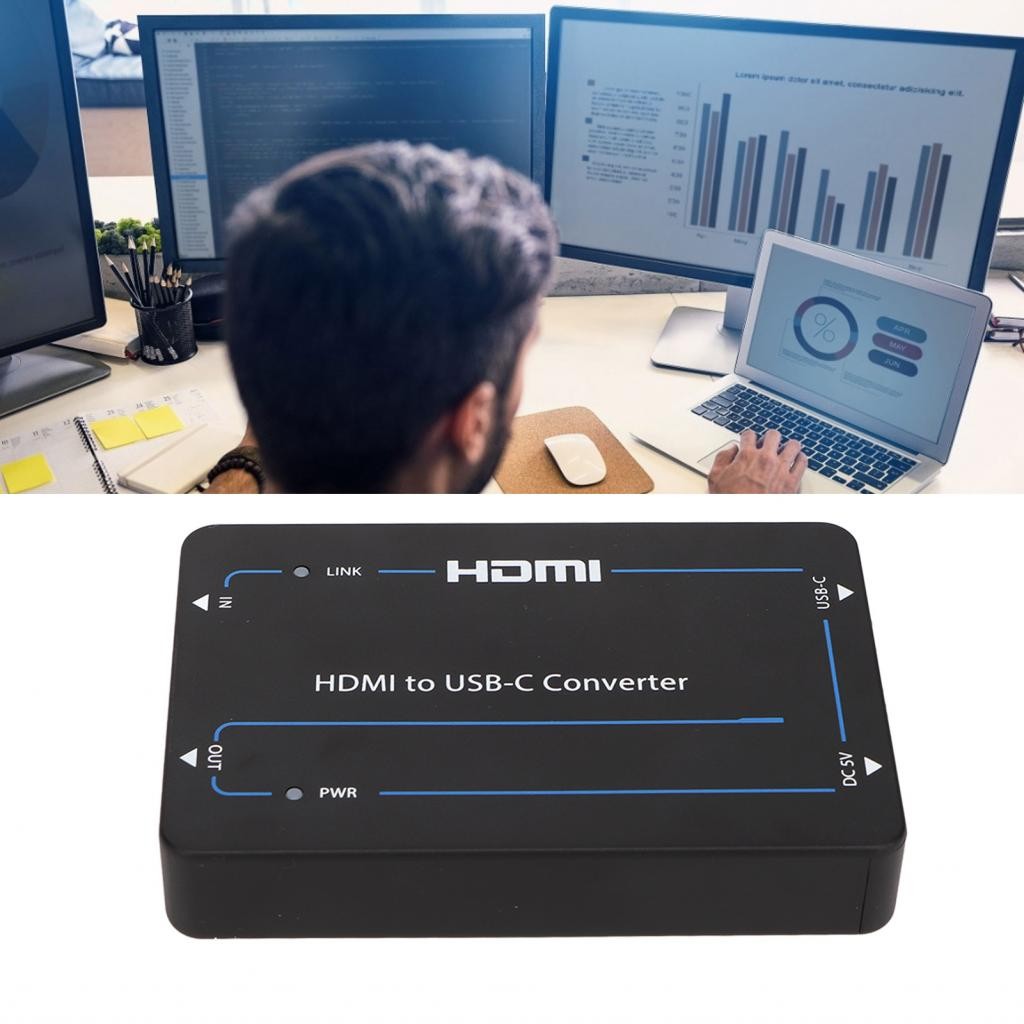Haichao HDC HUC2 HD Multimedia Interface to USB C Adapter 4K At 60HZ ...