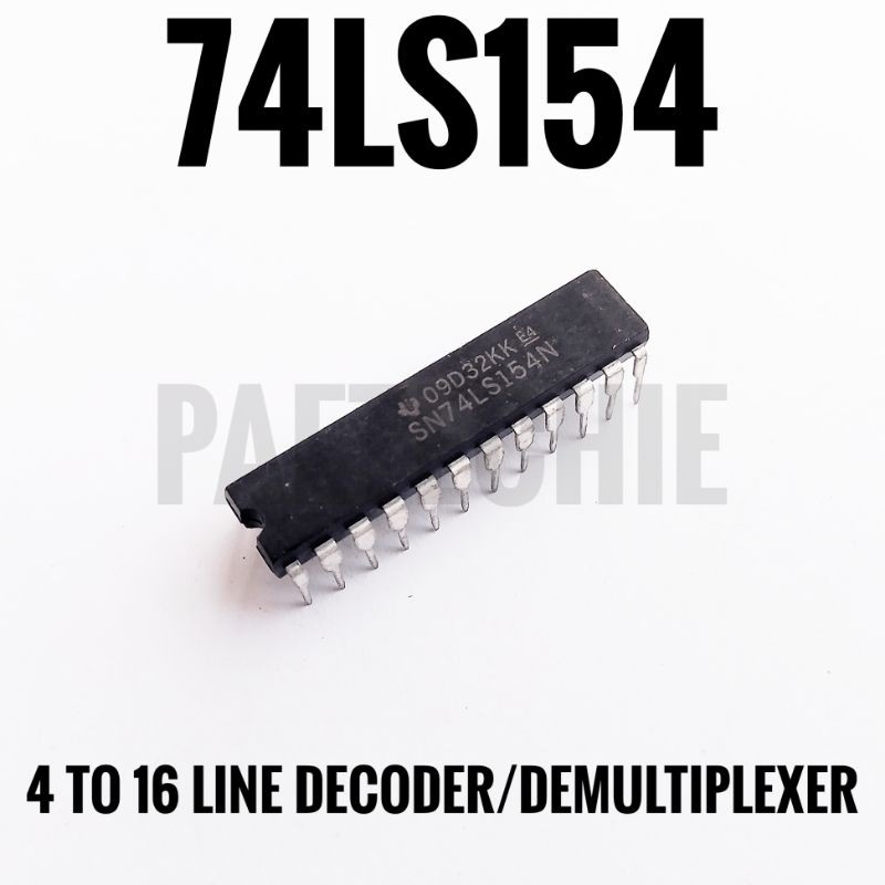74LS154 SN74LS154N 74154 4 to 16 Line Decoder/Demultiplexer IC | Shopee ...