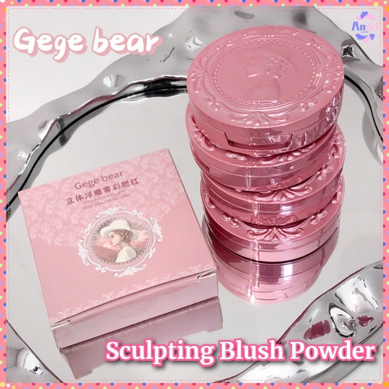 3D Sculpting Blush Powder Velvet Matte Natural Long Lasting Sweatproof ...