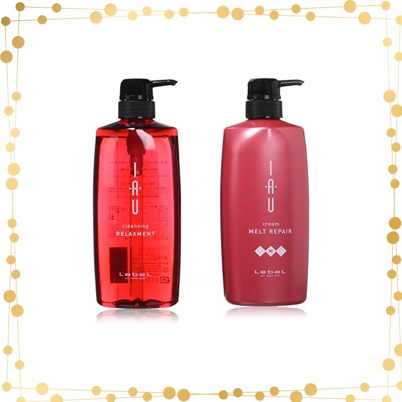 IAU Io Cleansing Relaxment (Shampoo) 600ml & Io Cream Melt Repair ...
