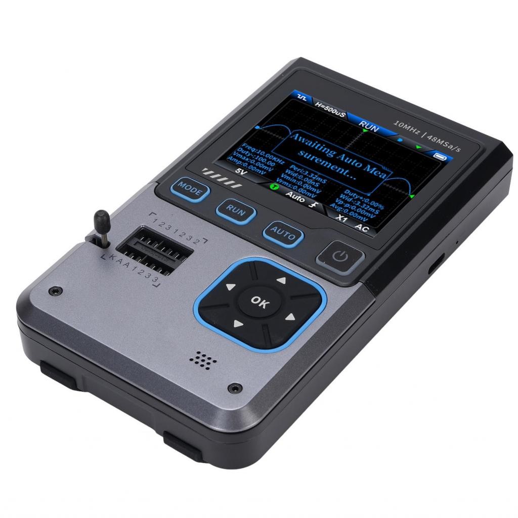 Handheld Oscilloscope DSO TC4 10MHz Bandwidth 48MSa s Sampling Rate 2.8 ...