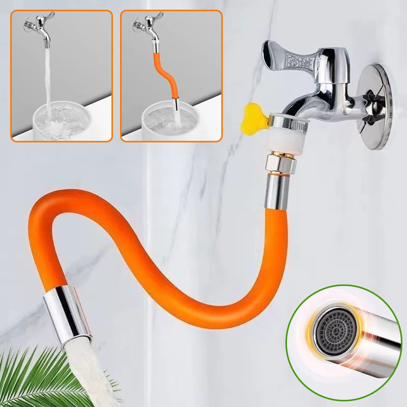 New Kitchen Faucet Extension Extender 360° Rotating Silicone Flexible ...