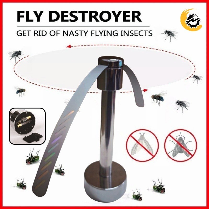 Automatic Fly Trap Fly Outdoor Pest Repellent Fan Smart Repellant ...