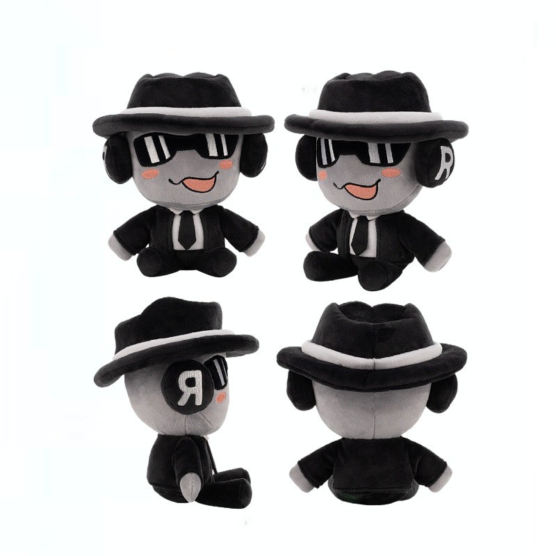Forsaken Chance Plush Fun Black Suit Men Plushie Doll Chance Forsaken ...