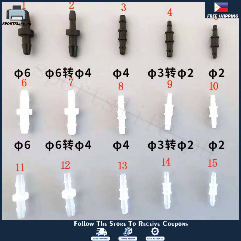 10pcs/lot Printer Eco Solvent UV Ink Hose Adapter For Ep XP600 DX5 DX7 ...