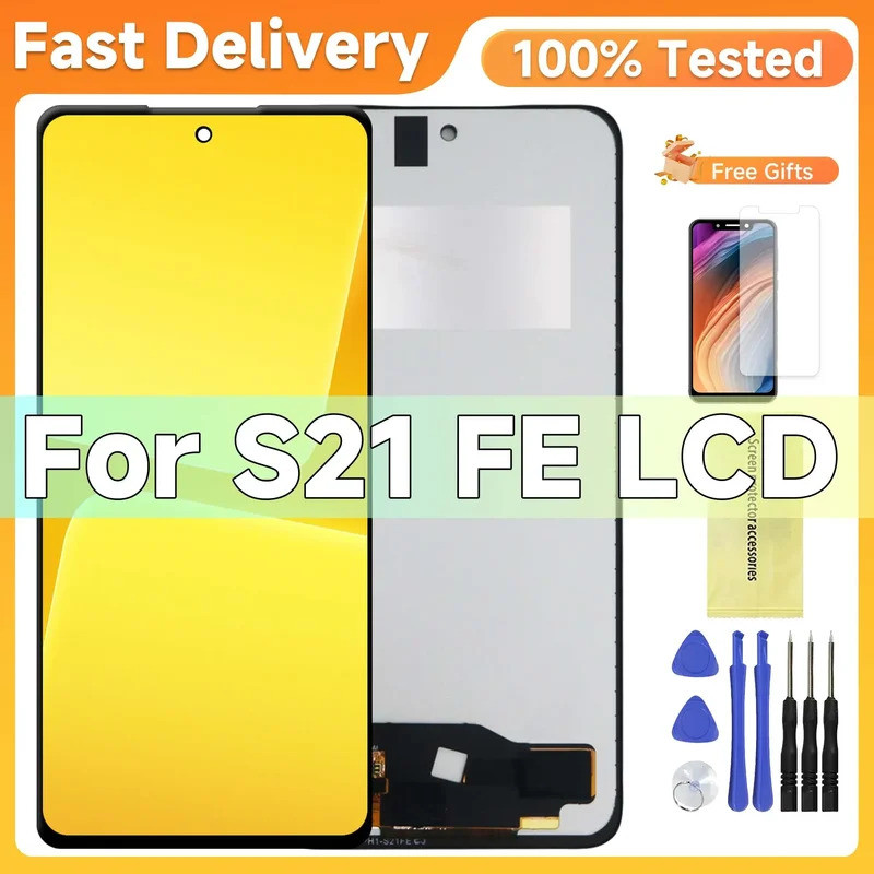 TFT S21 FE Display for Samsung Galaxy S21 FE LCD Display G990B G990U ...