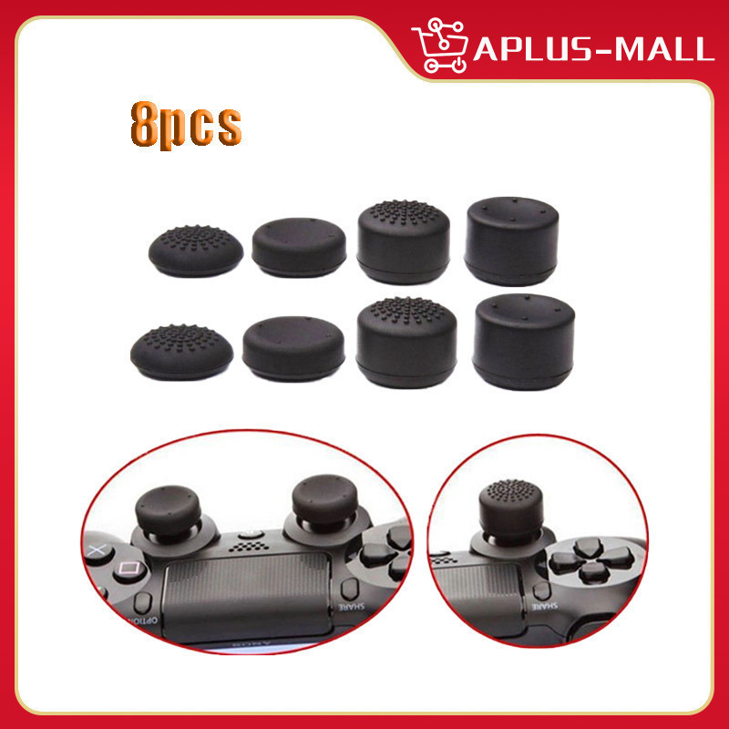 8Pcs/Set Ps4 Ps5 Controller Button Cap Ps4 Ps5 Thumb Stick Grips ...