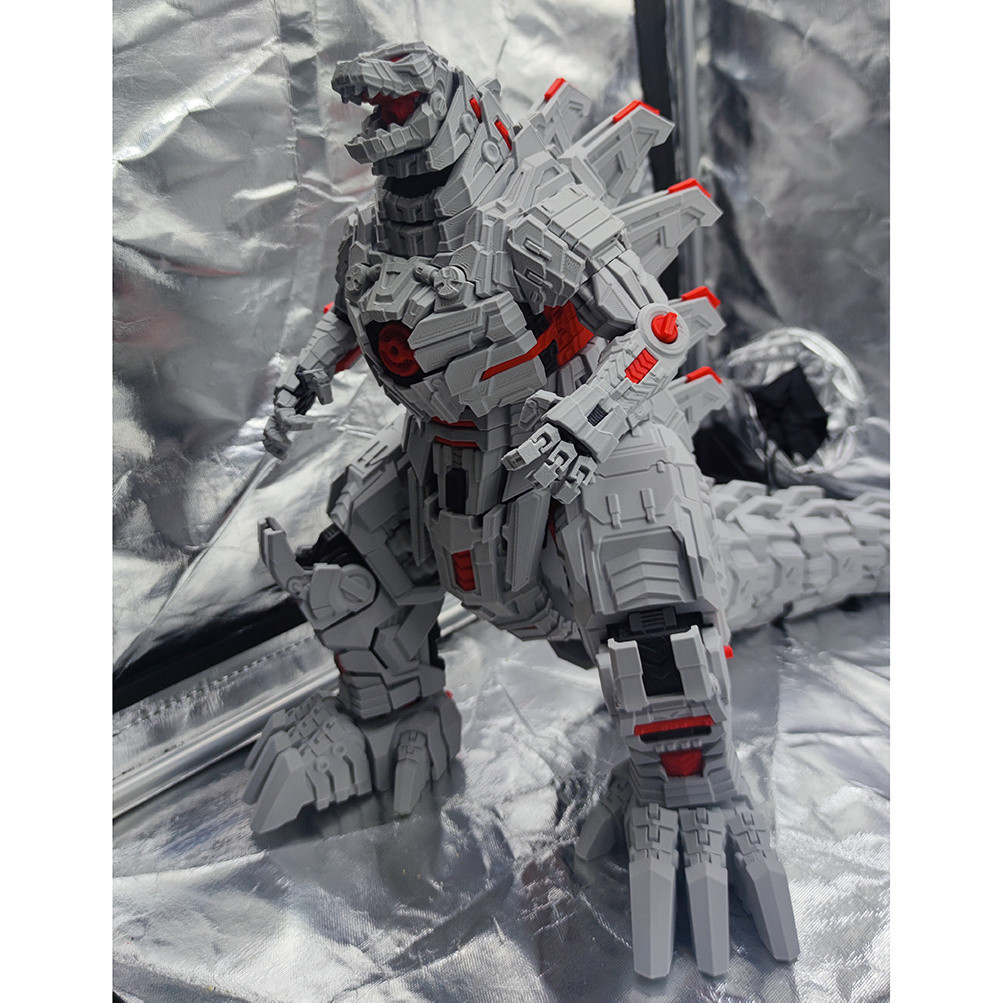 Mechanical Godzilla Model Decoration Mecha Atomic Dragon Hand Toy3D ...