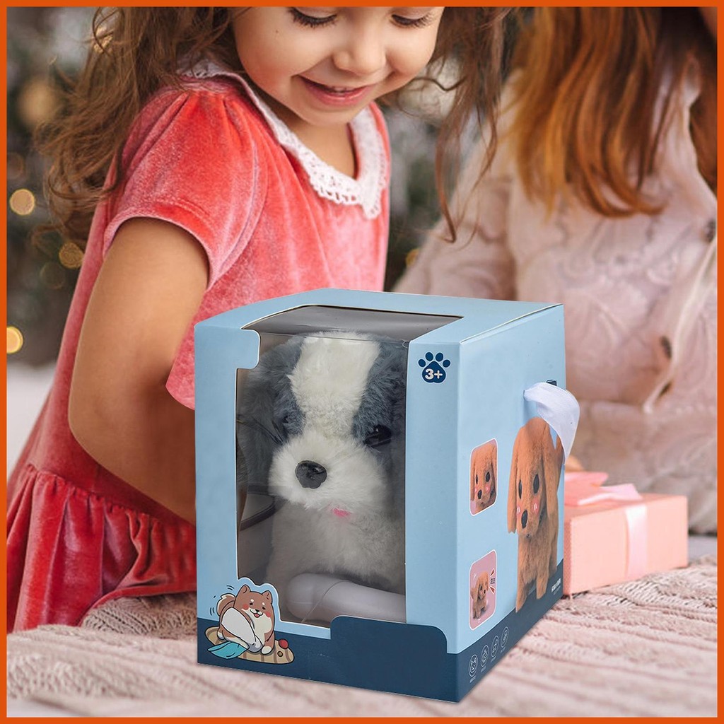 Robot Dog Plush Realistic Interactive Puppy Robot Plush Dog Toy Robot ...