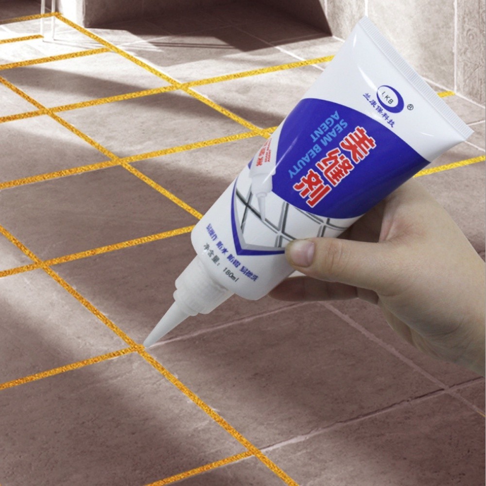 Goheaven Floor Tile Gap Filler 180ml — Easy-Use Sealant Glue for Tile ...