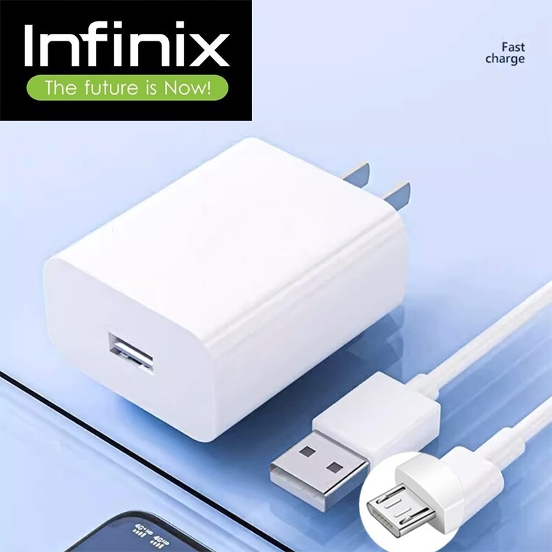 INFINIX Fast Charger 10W Micro USB 2 in 1 Adapter Set for Android ...